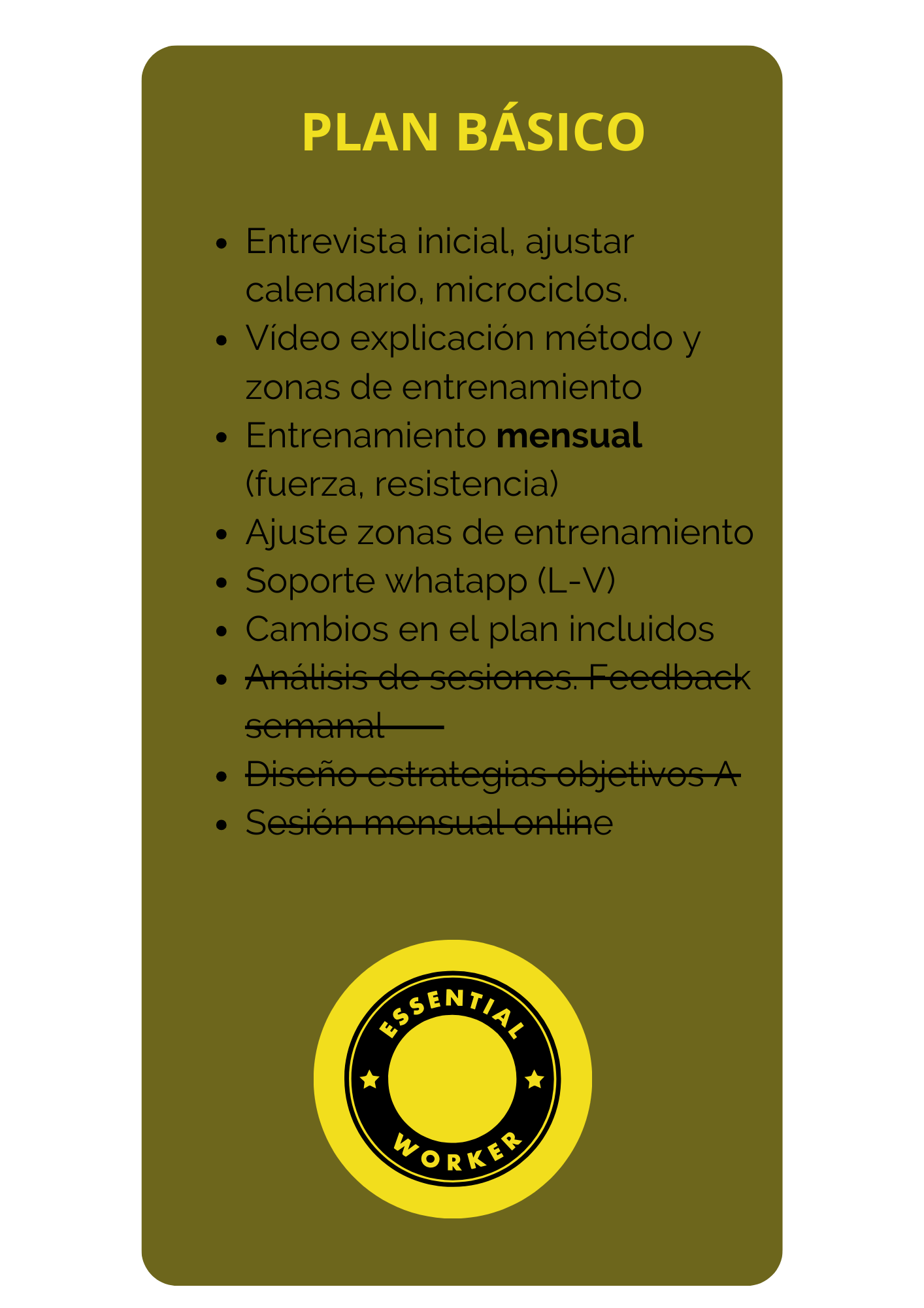 PLAN BÁSICO | Alisios Gestión Sociodeportiva